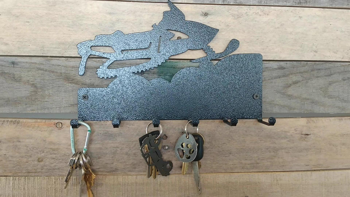 Burke Metal Work Snowmobile Key Holder