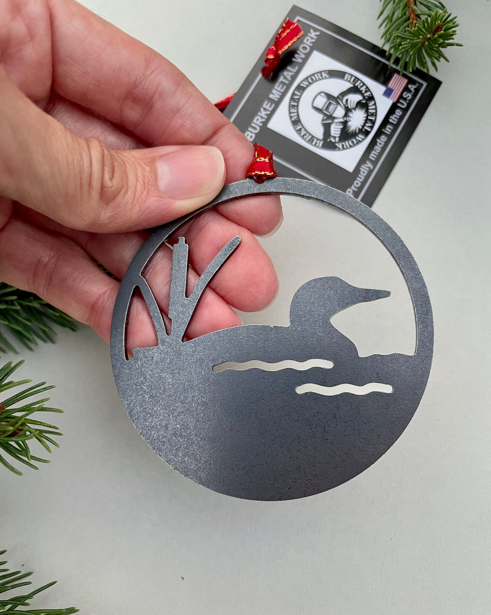 Loon Christmas Ornament Personalized – Burke Metal Work